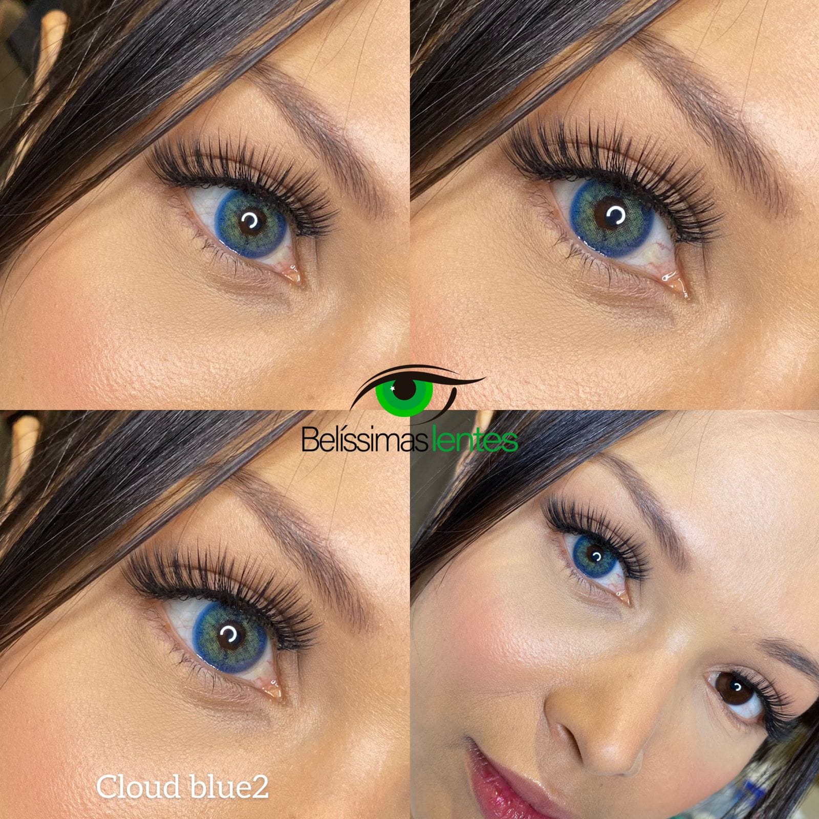 Cloud Blue 2 - Belíssimas Lentes